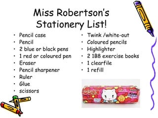 Just for fun..... stationery | PPT