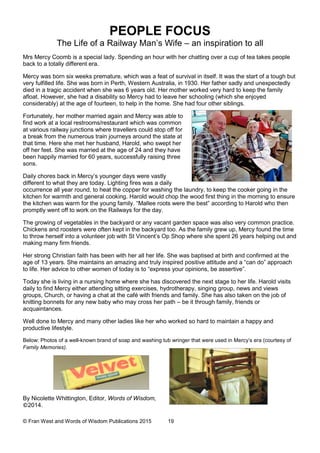 Just for the blokes: activities for men in aged care, by Fran West and ...