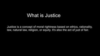 Justice | PPTX