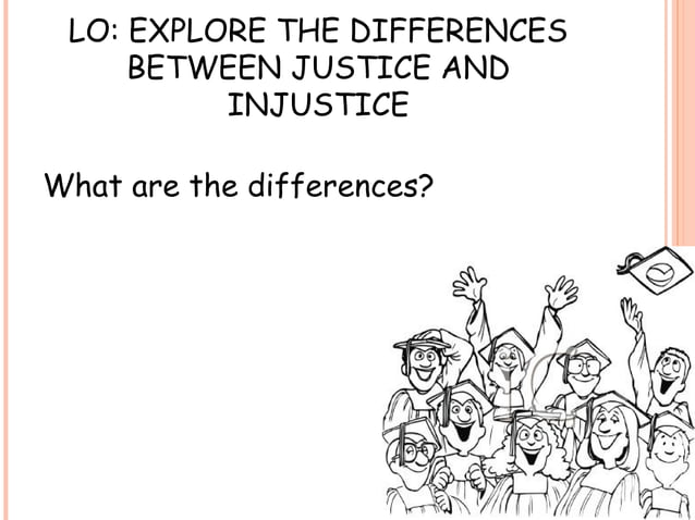 Justice injustice | PPT | Educational Assessment | Education