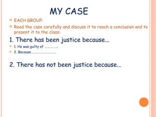 Justice injustice | PPT
