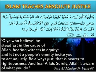 Justice islamic concept | PPTX
