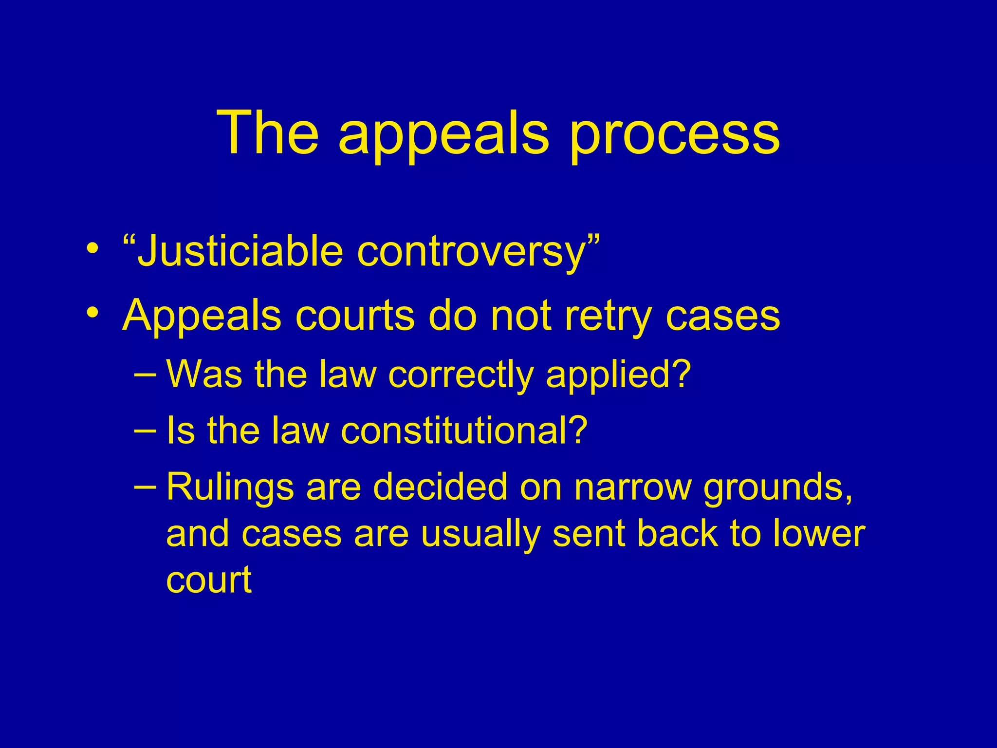 The American Legal System: An Overview | PPT