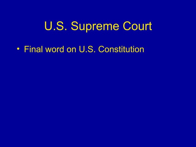 The American Legal System: An Overview | PPT