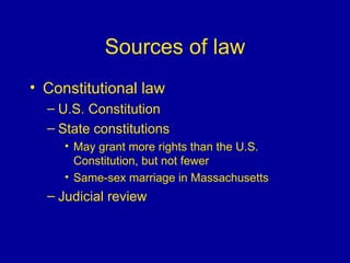 The American Legal System: An Overview | PPT