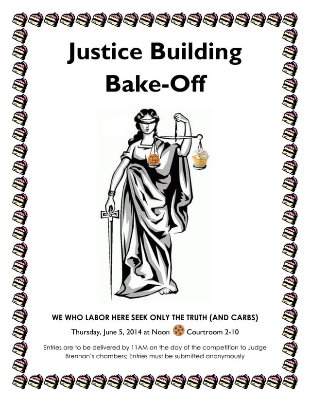 Justice building bake off | PDF