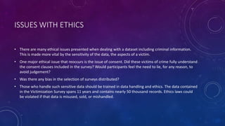 Ethics in Criminal Data Collection | PPTX