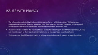 Ethics in Criminal Data Collection | PPTX