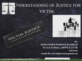 Justice for victims | PPT