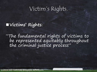 Justice for victims | PPT