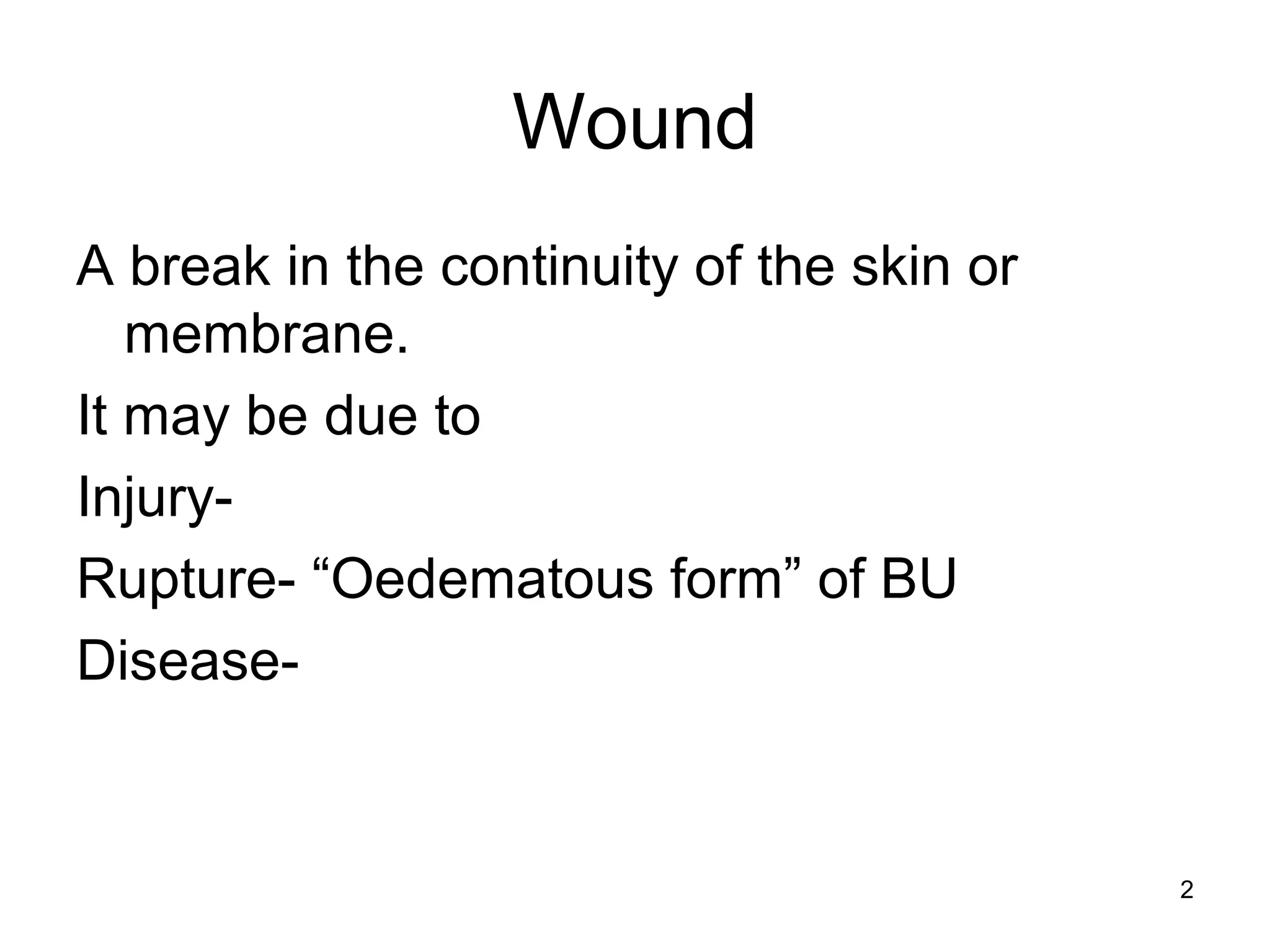 Wound management in Buruli ulcer patients | PPT