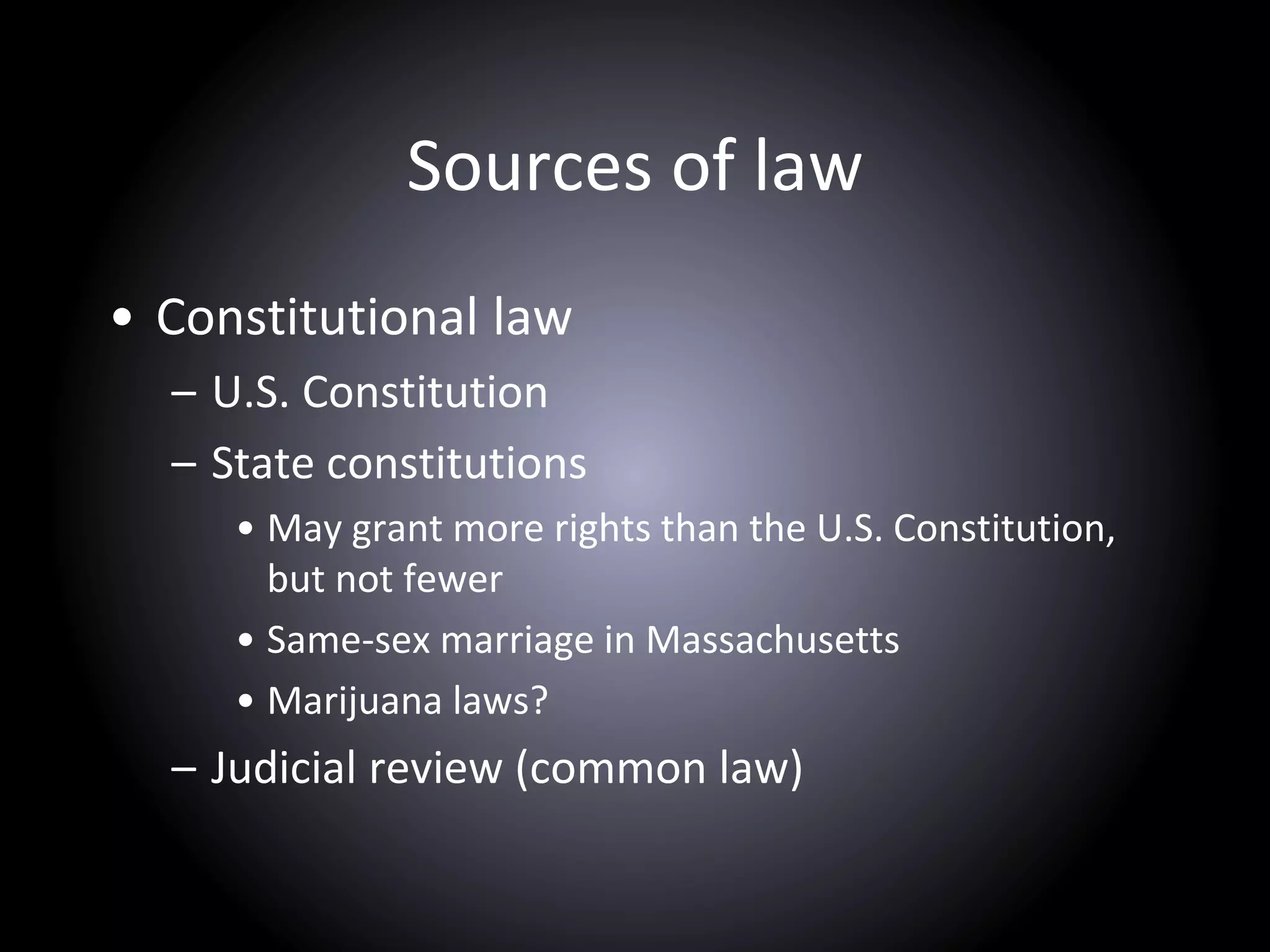 The American Legal System | PPTX