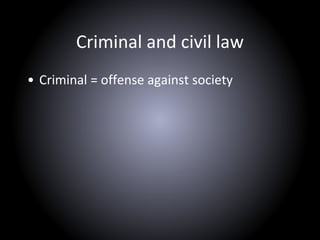 The American Legal System | PPTX