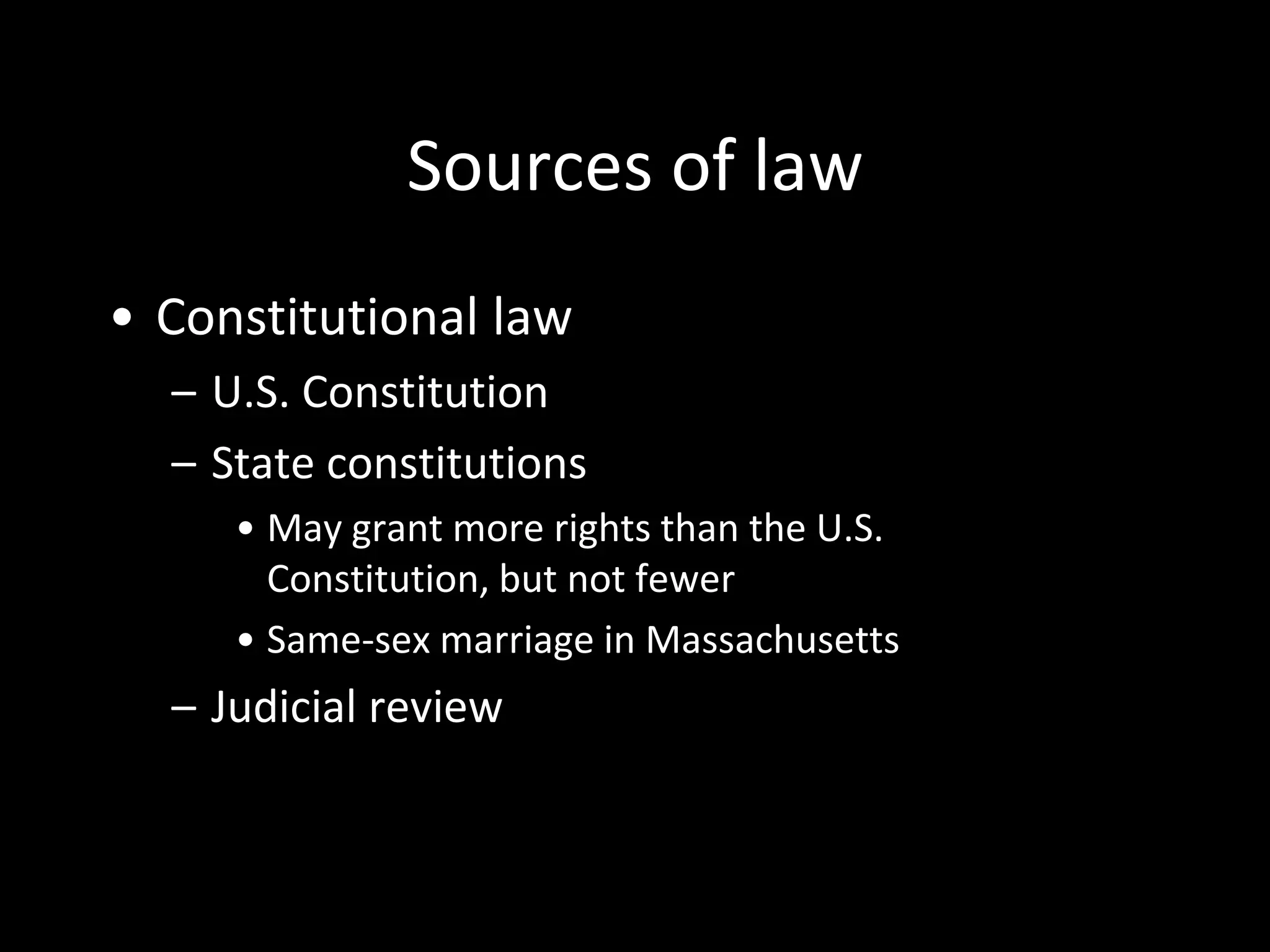 The American legal system: An overview | PPTX
