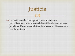 Justicia y equidad | PPTX