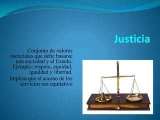Justicia y equidad en la convivencia | PDF