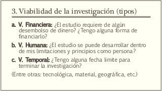 Justificación, delimitación y viabilidad | PDF