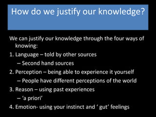 Justification | PPTX