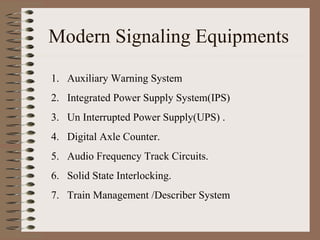 Signalling Maintanance | PPT