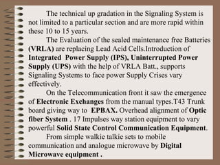 Signalling Maintanance | PPT
