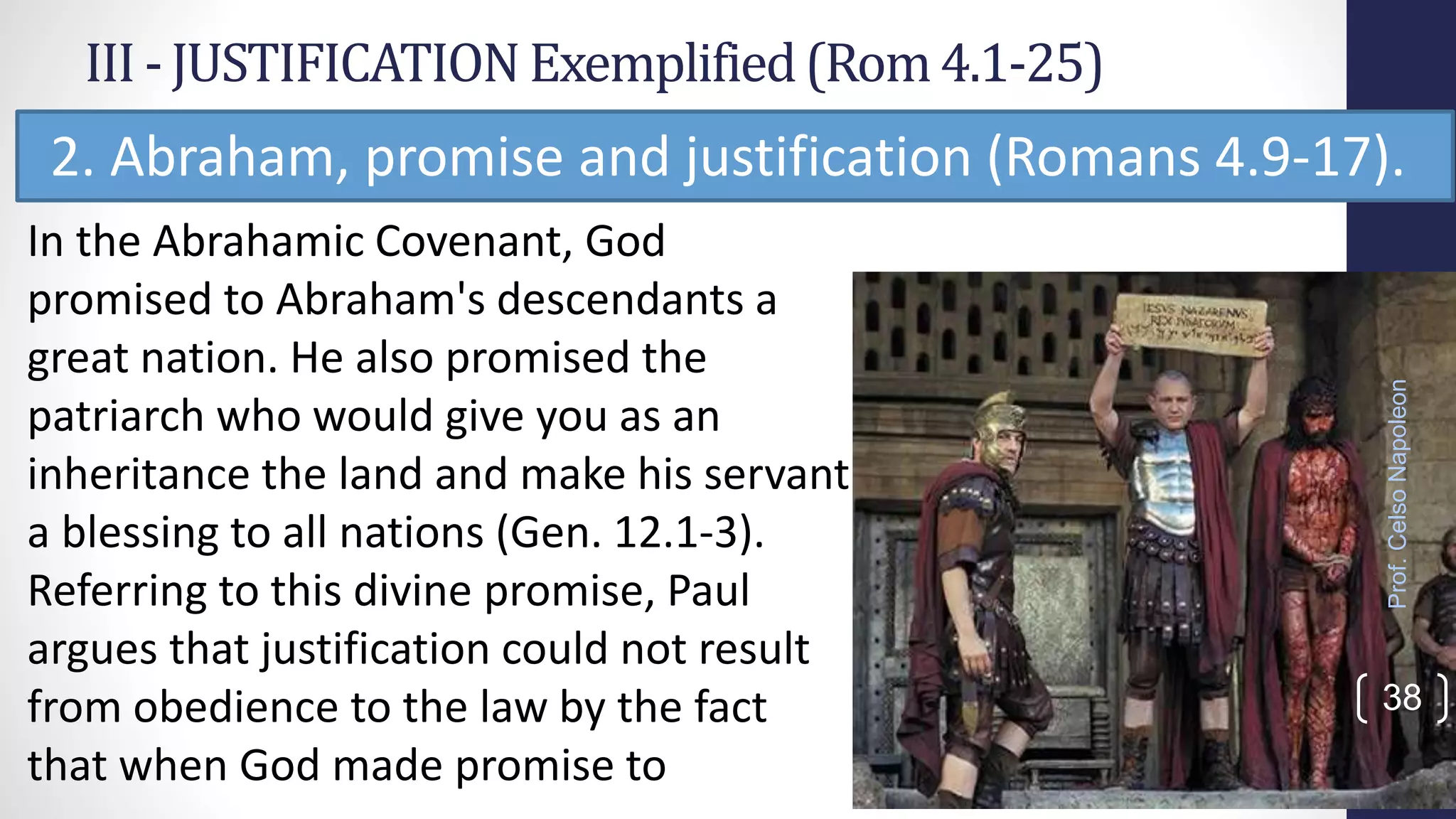 Justification by faith alone in jesus christ | PPTX