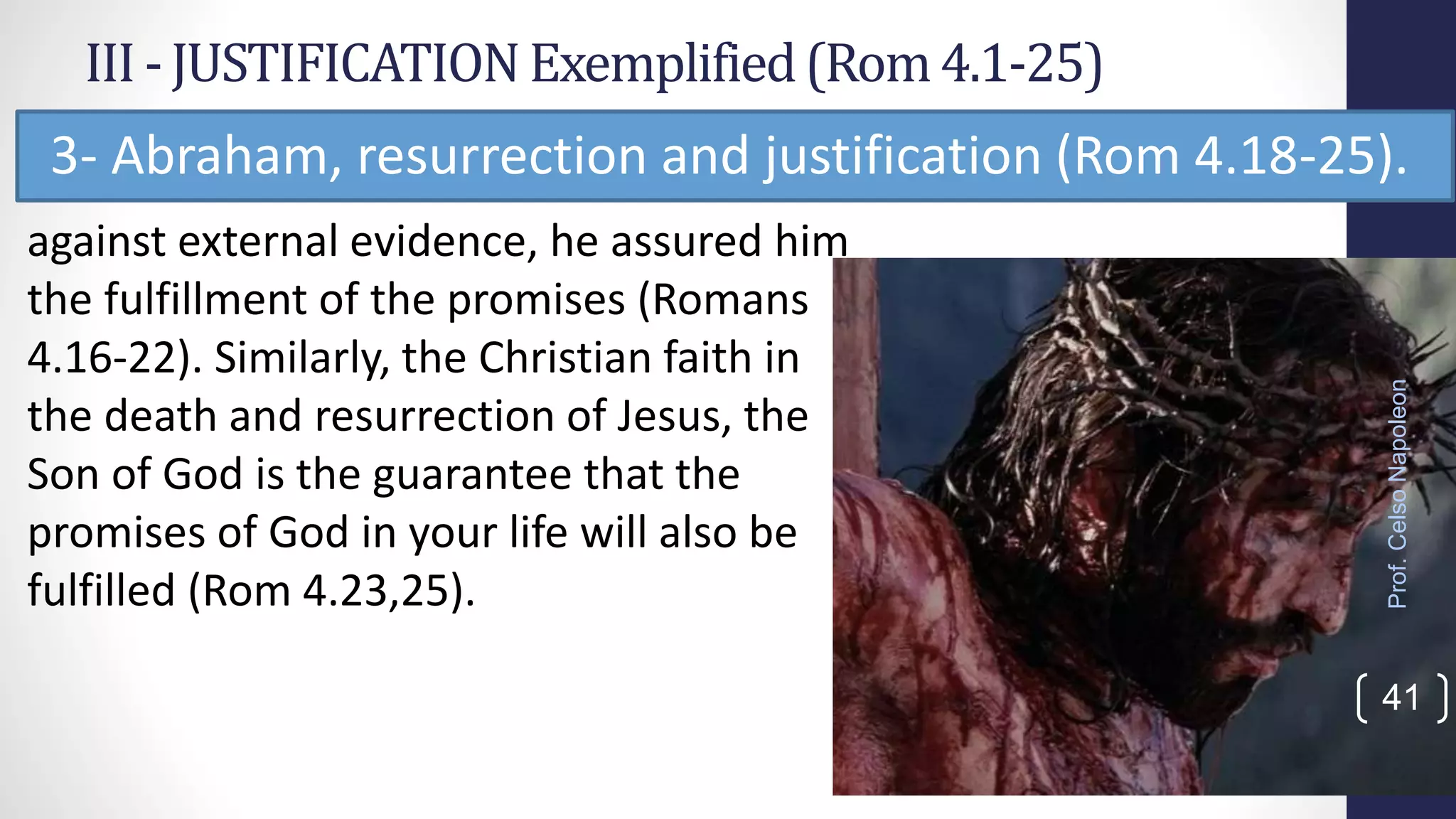 Justification by faith alone in jesus christ | PPTX