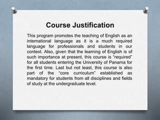 Justification description and assessment 1 | PPT