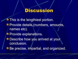 Justification report | PPT