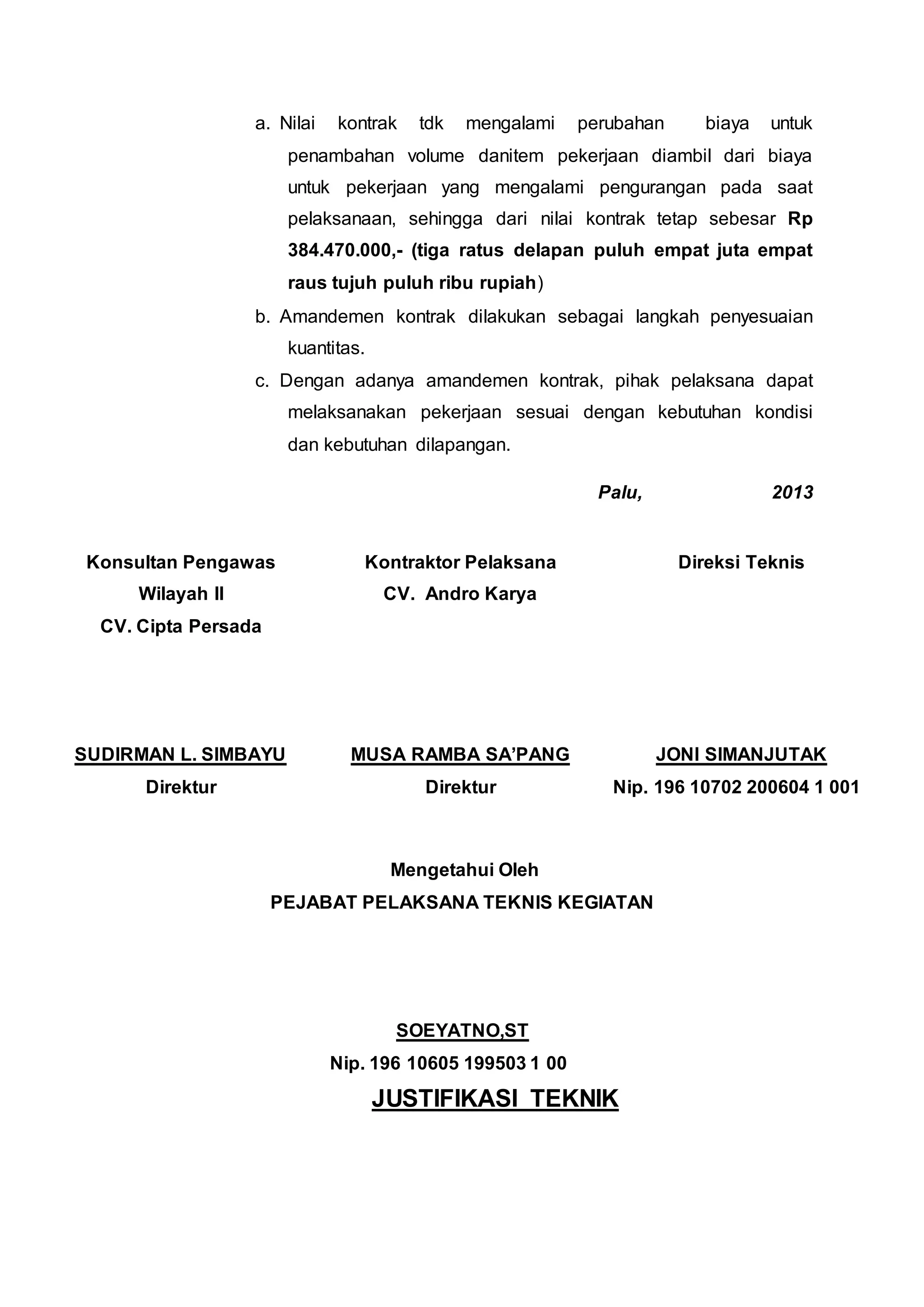 Justifikasi teknik i._latar_belakang_jus | DOC
