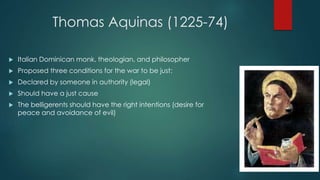 Justifying war | PPTX