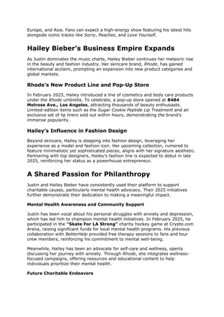 Justin and Hailey Bieber_ A Power Couple's Bold Move in 2025.docx