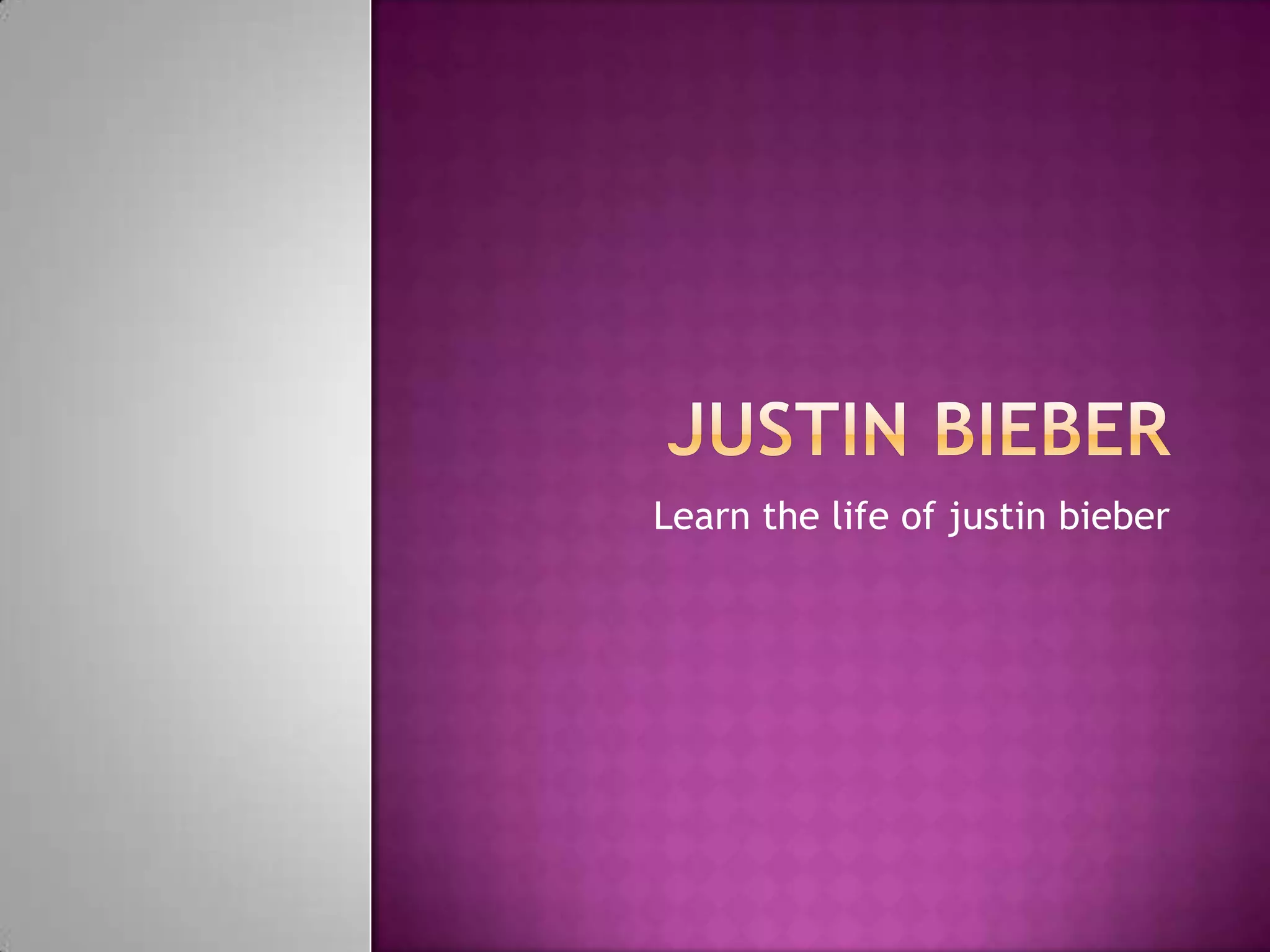 Justin bieber | PPT