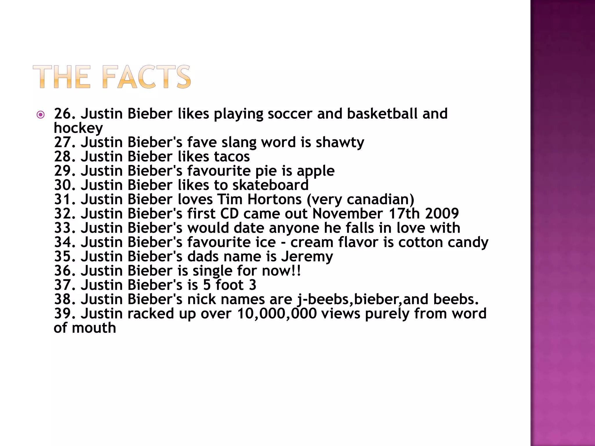 Justin bieber | PPT
