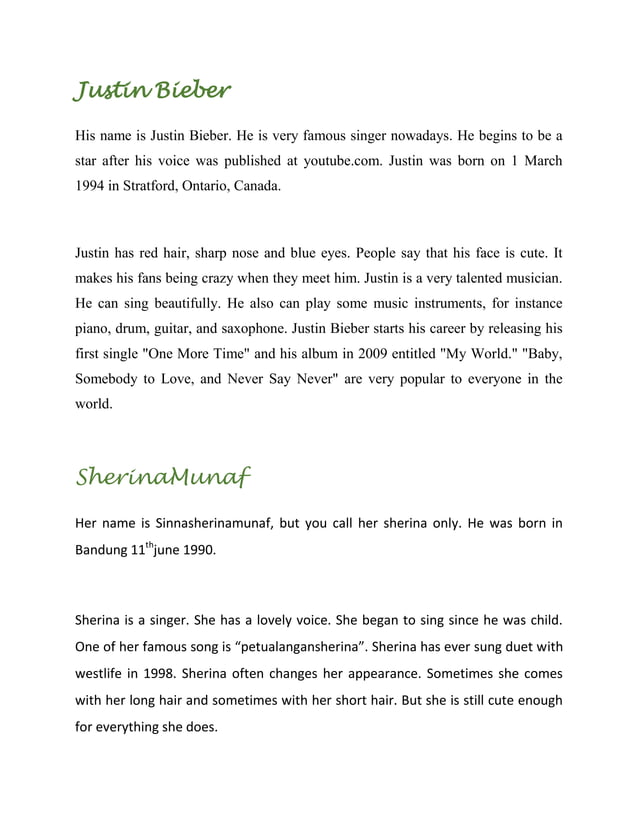 Justin bieber | PDF