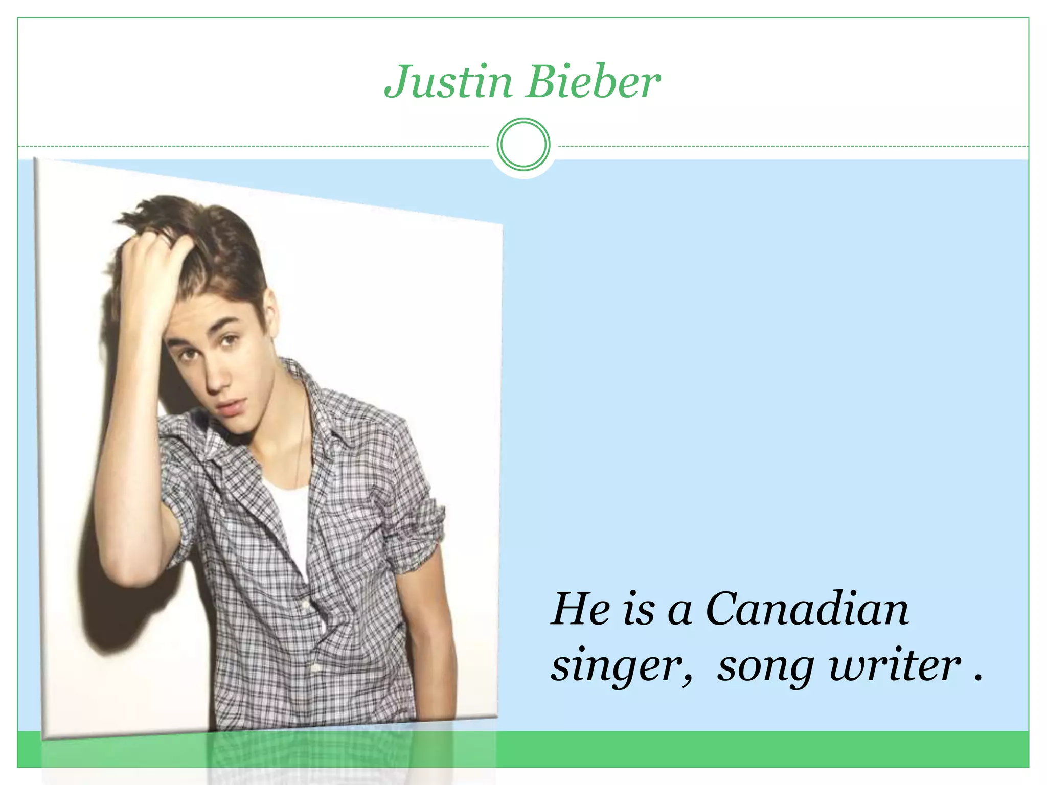 Justin bieber | PPTX
