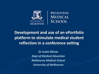 Development and use of an ePortfolio platform to stimulate medical ...