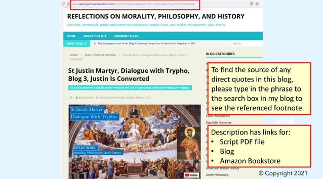 St Justin Martyr's Dialogue With Trypho, a Jew, on Circumcision, Jesus ...