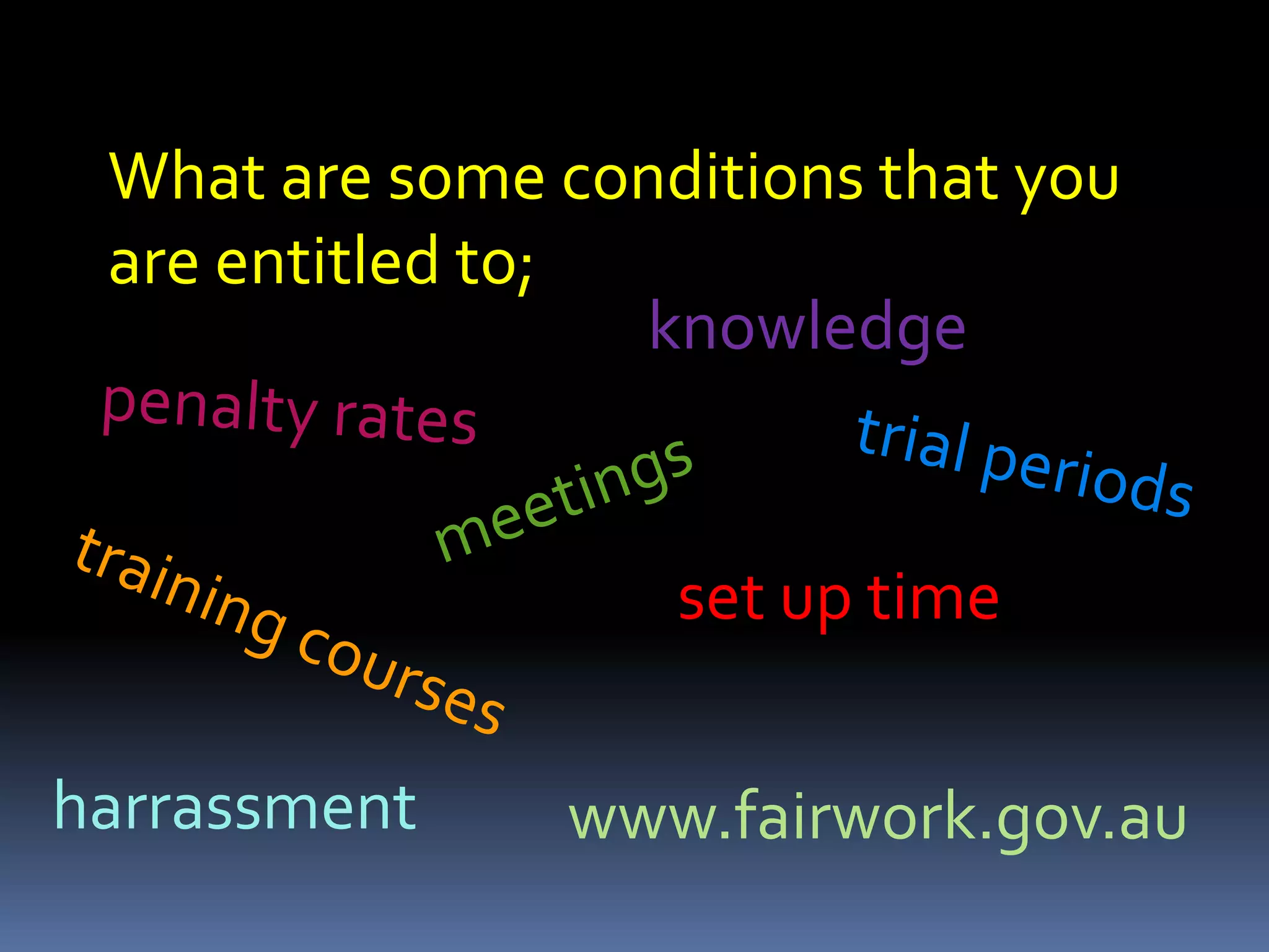 Fair Rights at Work Presentation | PPT