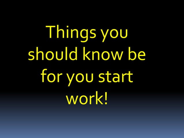 Fair Rights at Work Presentation | PPT
