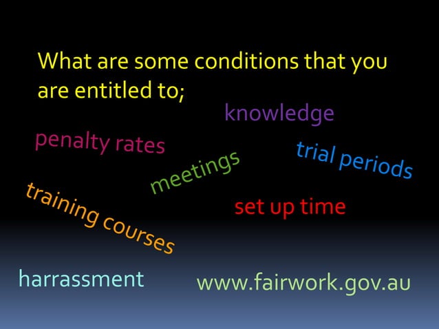 Fair Rights at Work Presentation | PPT