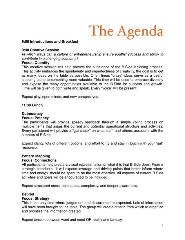 Summary: Brainstorm Session | PDF