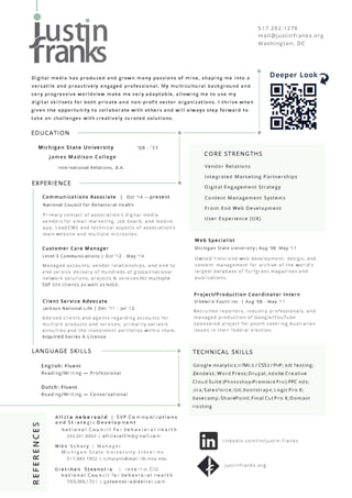 Justin Franks - Resume | PDF