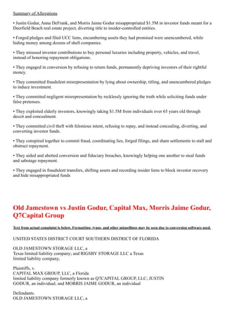 GLOBAL PUBLIC ALERT OF JUSTIN GODUR FRAUD | PDF