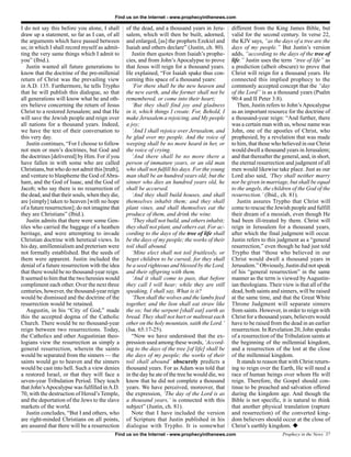 Justin Martyr On Christs Reign Of A Thousand Years - Prophecy In The ...