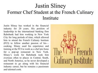 Justin Sliney Extensive Traveling Experience | PPT
