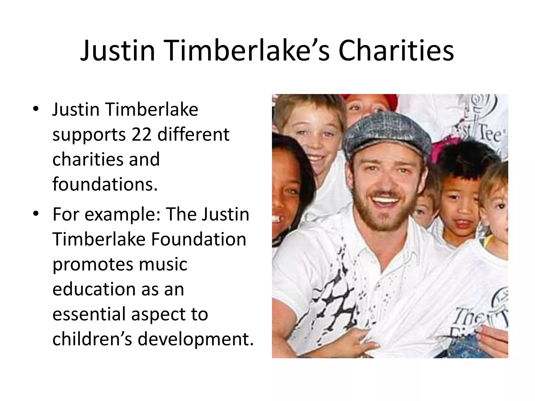 Justin timberlake presentation marisa sabatino | PPTX