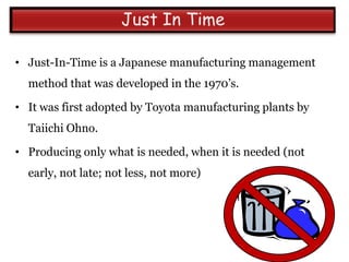 Just in time | PPT