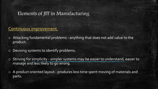 Just in time (JIT). | PPTX