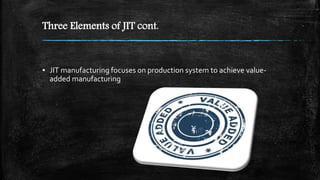 Just in time (JIT). | PPTX