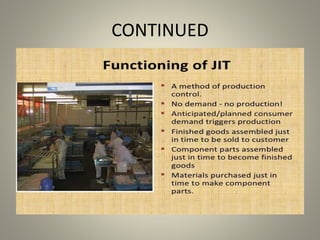 Just in time (jit) management | PPT